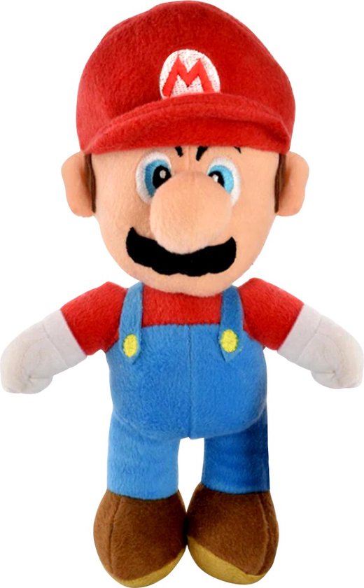 Super Mario - Mario - Pluche Knuffel - Rood - 24 cm | bol.com