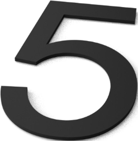 Nummer 5 Model: Huisnummer Staal | bol