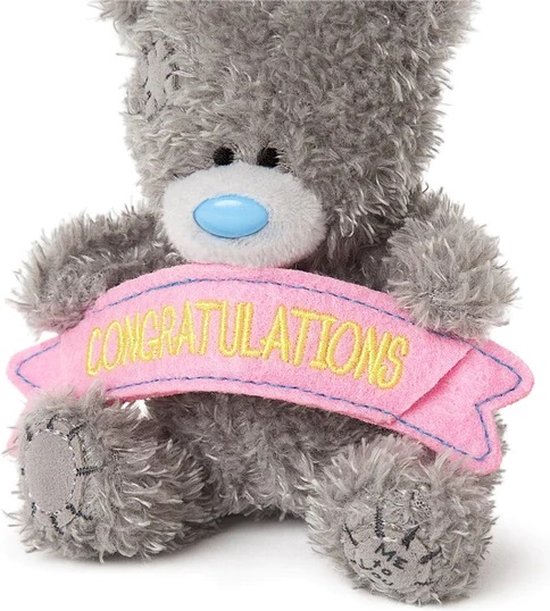 Knuffel - Beer - Congratulations - 11cm | bol