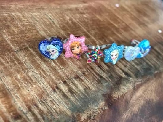 Frozen ringen - Elsa & Anna - Olaf - ringen - verstelbare ringen - kids ...