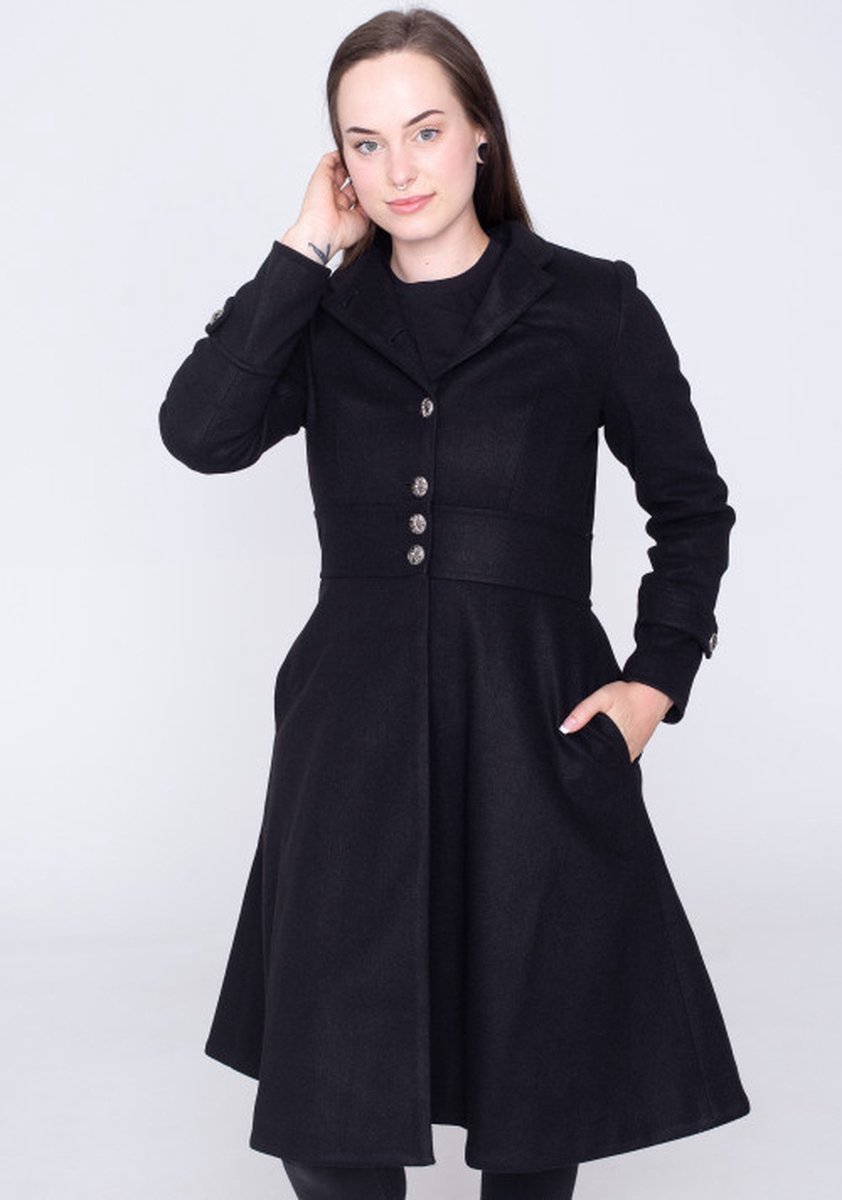 mantel jas dames zwart (XL) | bol.com