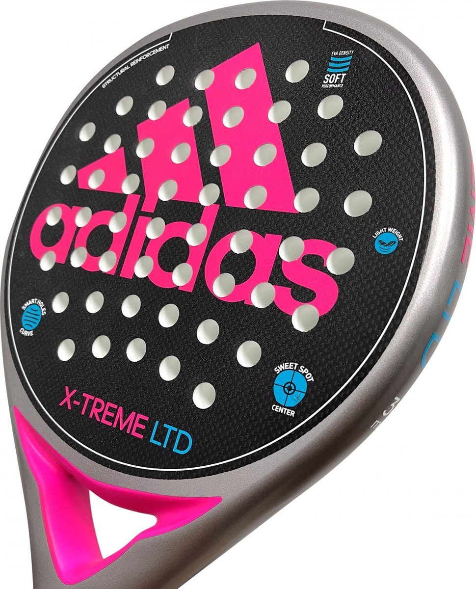 Adidas X-Treme LTD Padel racket Blauw-Roze 2021 | bol.com