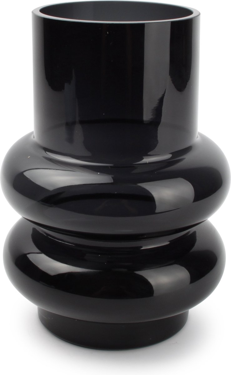 Salt&Pepper Bold Vaas - 13xH18cm - Zwart - Woonaccessoires - Bol Vazen ...