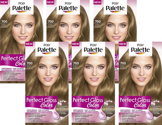 Poly Palette Perfect Gloss 700 Honing Blond Haarverf - 6 stuks ...