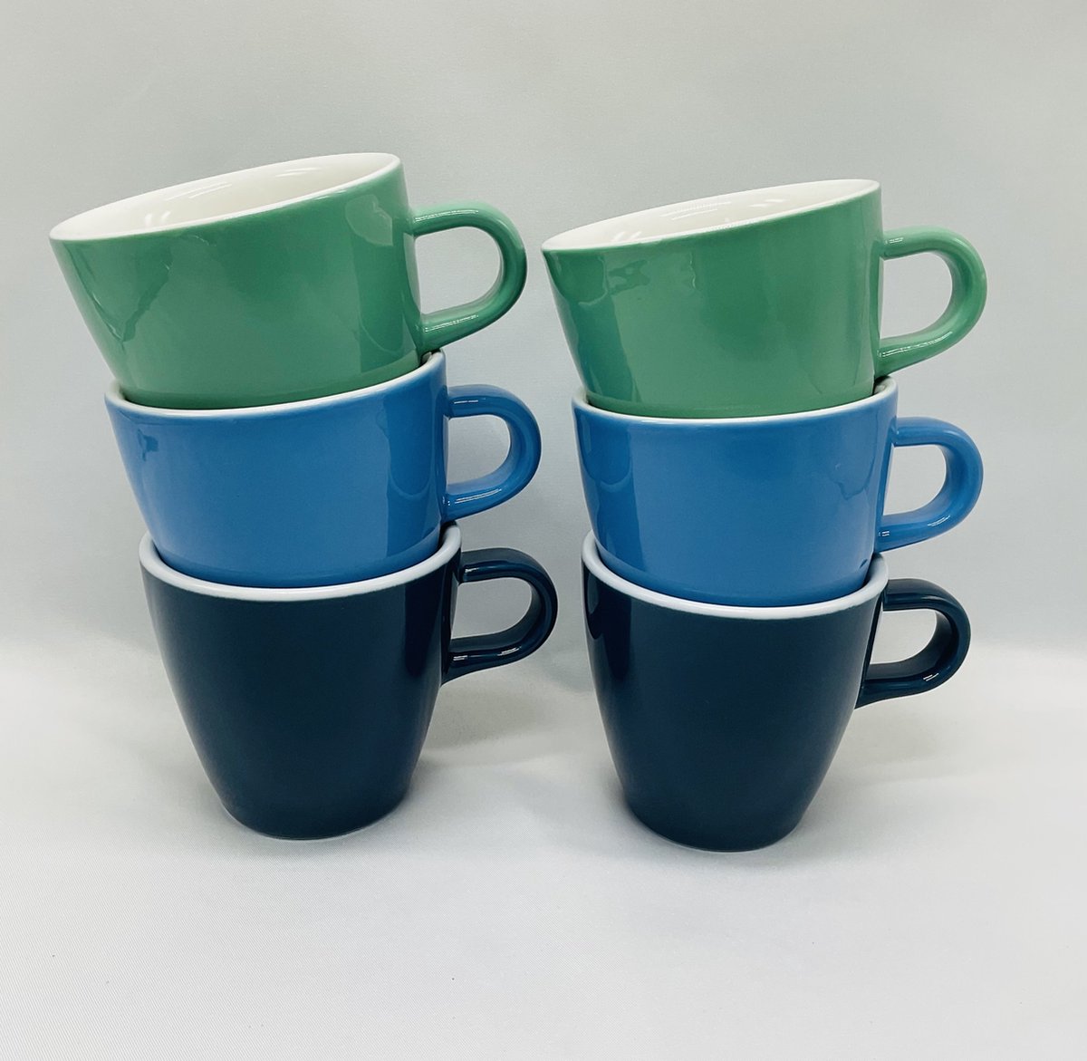 Set 6 Tulip kopjes - ACME - 170 ml - porseleinen servies - koffie kopjes | bol.com