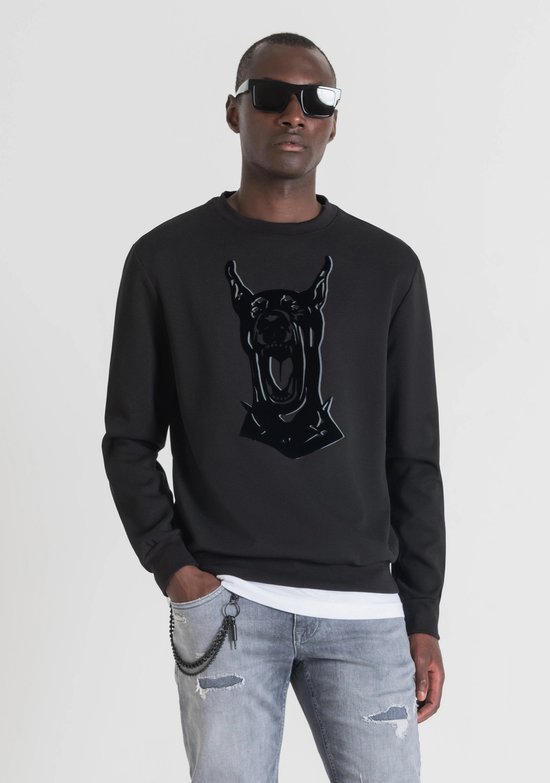 Antony Morato Sweater Dobermann Zwart - Maat 176 | bol