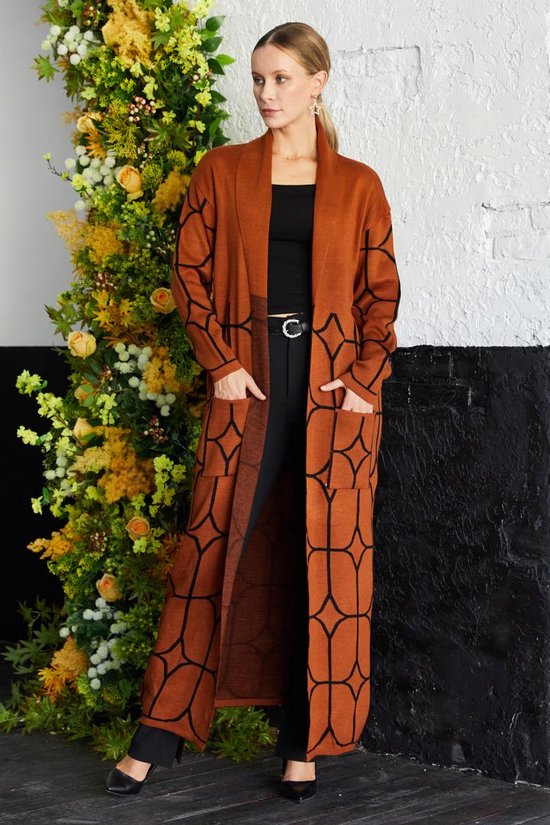 Vesten trui- designer vrouwen winterkleding lang vest luxe mantel ...