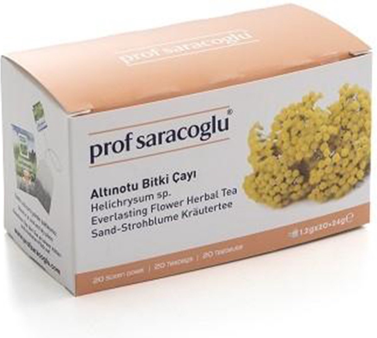 Prof Saracoglu - Eeuwige Bloem Thee (Helichrysum splendidum) - 20 ...