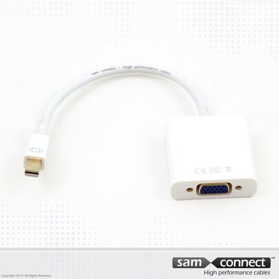 VGA naar mini Displayport adapter, f/m | Signaalkabel | sam connect ...