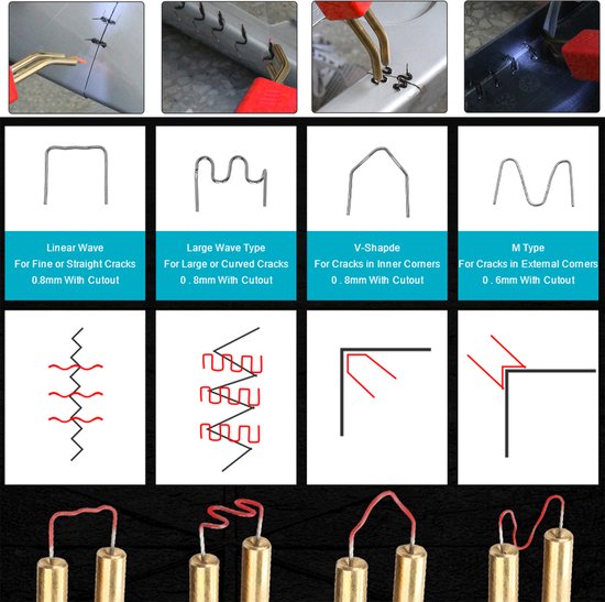 Kunststof Lasapparaat Lasapparaten Hot Nietmachines Lassers Machine 50W ...
