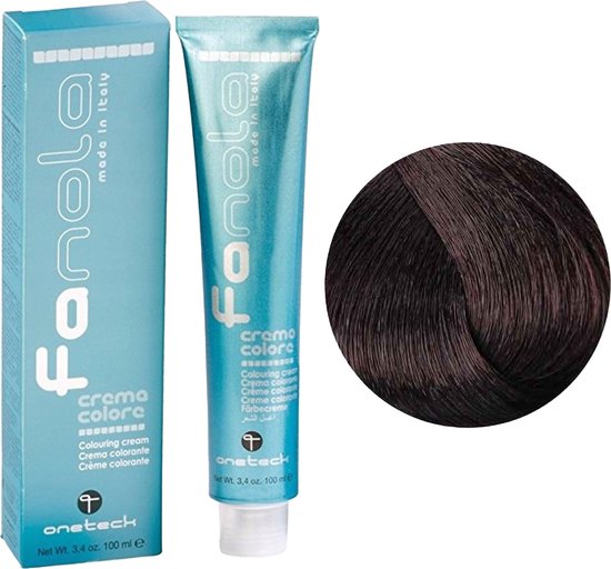 Fanola Cream Color - 100 ml - 5.5 Light Chestnut Mahogany | bol.com