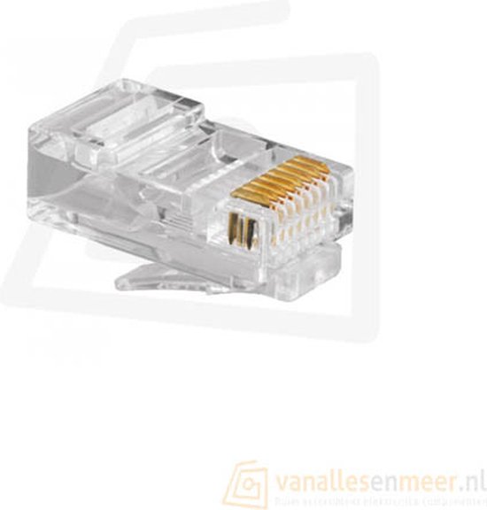 RJ45-connector CAT5e Stekker 8p 10stuks | bol.com
