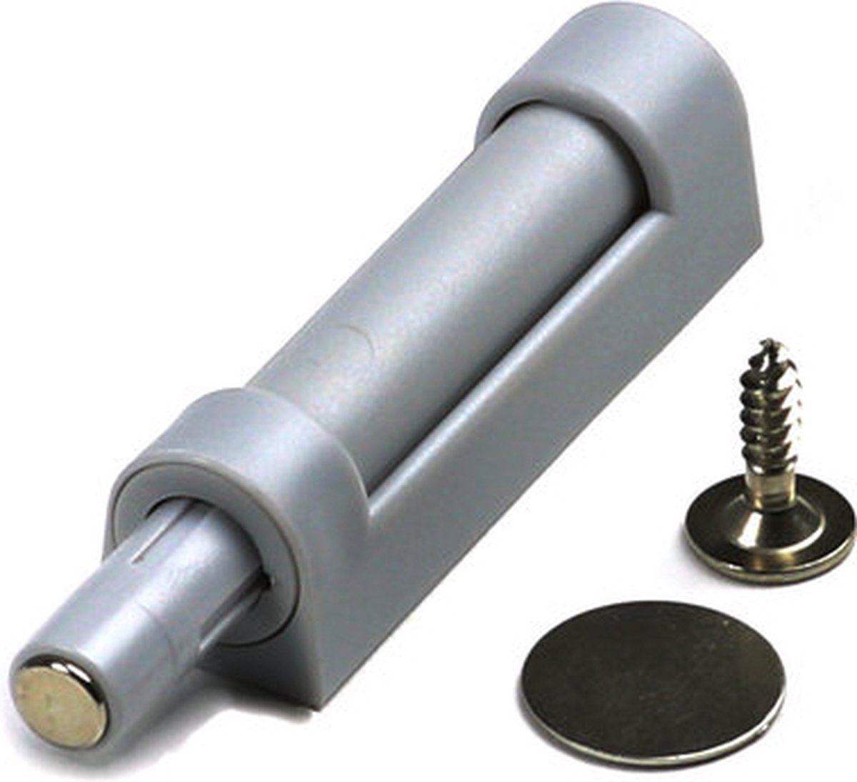 Druksnapper met magneet,14 mm,Grijs | bol.com