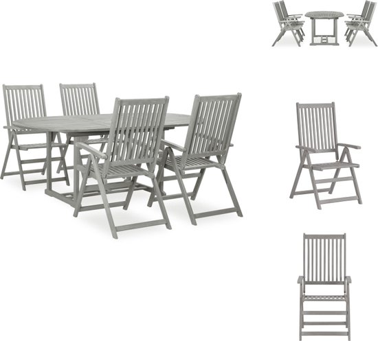 vidaXL Tuinset - Tuinsets - Tuinmeubelset - Tuinmeubelsets - 5-delige ...
