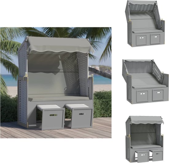 vidaXL Strandstoel - Strandstoelen - Strandkorb - Zitstoel ...