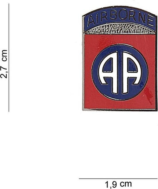 Embleem metaal 82nd Airborne US pin | bol