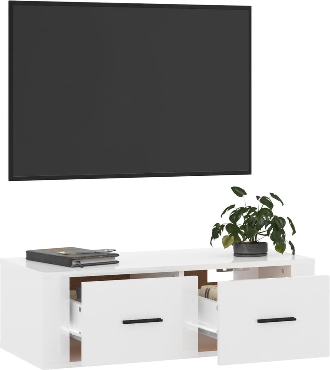 vidaXL Hangend TV-meubel - Klassiek - TV-kast - 80x36x25cm - Ken ...