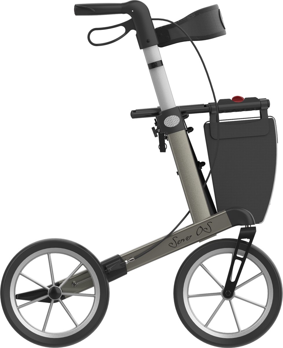Rehasense Server OS - Lichtgewicht Rollator Met Grote Wielen ...