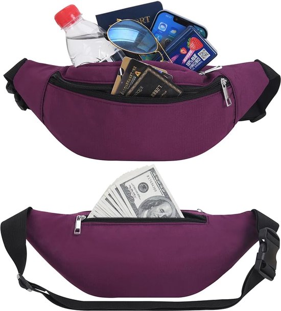 Waterdichte heuptas met verstelbare riem voor sport, hardlopen ...