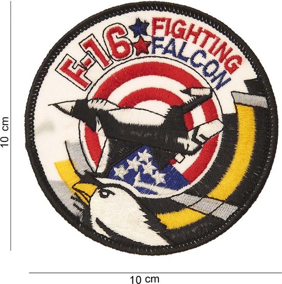 Embleem stof F-16 Fighting falcon USA | bol
