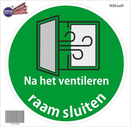 Raam sluiten sticker 20 cm | bol