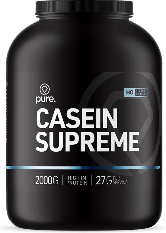 PURE Casein Supreme - 2000gr - chocolade - micellaire caseine ...