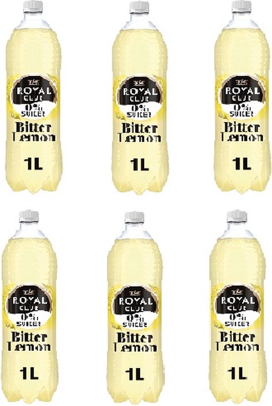 Royal Club Bitter Lemon 0% 6 petflessen x 1 liter | bol