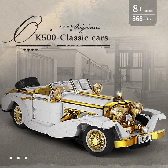 Mould King 10003 - K500 Oldtimer - Bouwset - 868 onderdelen - Lego ...
