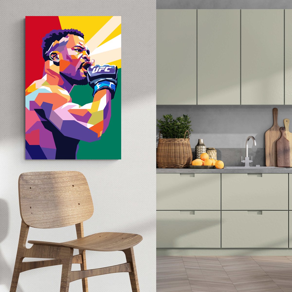 Francis Ngannou Poster | The Predator | UFC | MMA Poster | Kameroen ...