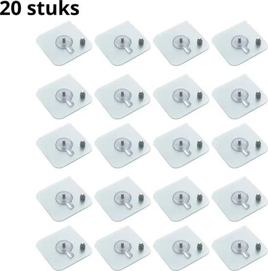 20 stuks Solidix Zelfklevende Spijker - Plakspijker - Makkelijk en Snel ...