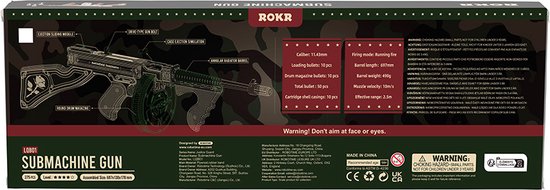 Robotime ROKR Submachine Gun LQB01 | bol