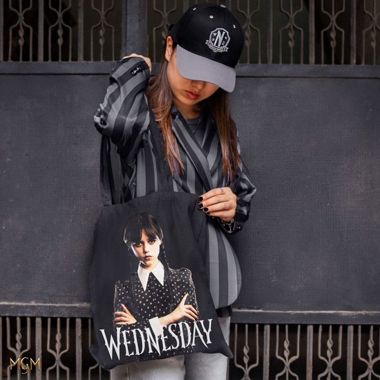 Cinereplicas Wednesday - Wednesday Addams Tote Bag / Stoffen Tas | bol