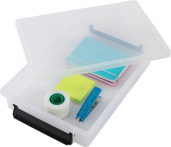 plastic opbergdozen, 'Kleine Grote Doos A4', 36,5 x 25 x 7 cm, set van ...