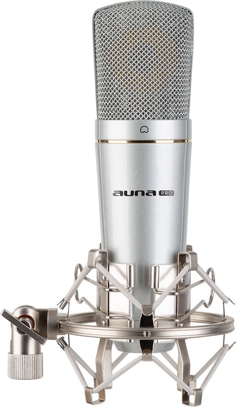 MIC-920 USB condensatormicrofoon USB koptelefoon Plug & Play zilver | bol