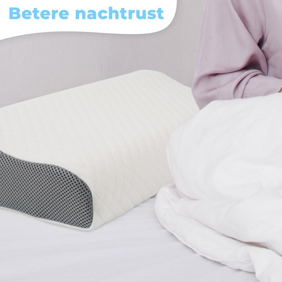 Zentix Hoofdkussen Tegen Nek en Rugklachten – Hoofdkussens – Hoofdkussen Memory Foam –... | bol