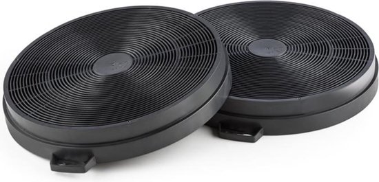 Actief koolfilter afzuigkap vervanging 2 st. circulatiesysteem Ø 206mm ...