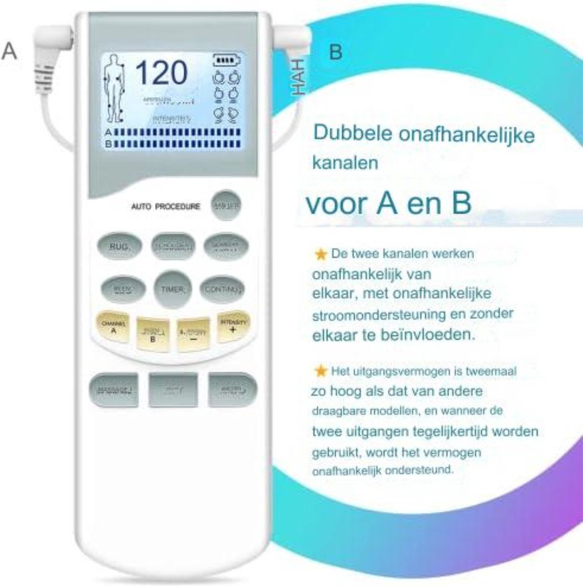 Tens Apparaat - Tens Elektroden - Tens Apparaat Spierstimulatie | bol