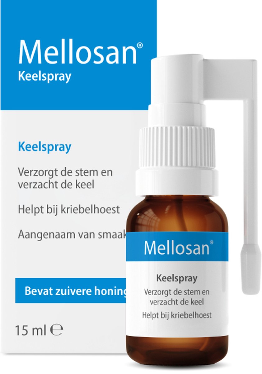 Mellosan Honing Keelspray - Keelverzorging bij keelpijn, hoest en ...