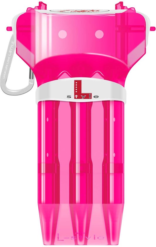 L-Style Krystal One Pink v2 - Dart Case - Darts | bol