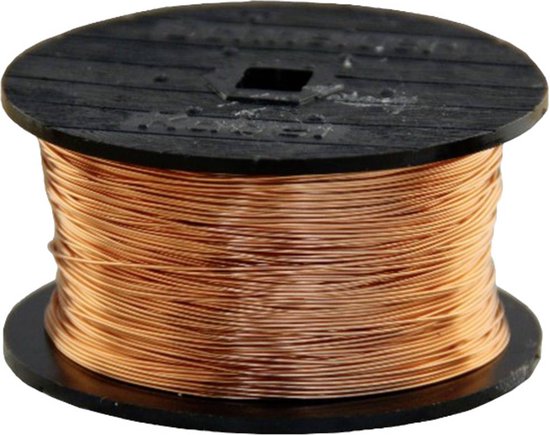 econ connect Gelakt Koperdraad - 0.3 mm buitendiameter - 100 m | bol