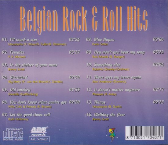 Belgian Rock & Roll Hits vol. 1, various artists | Muziek | bol