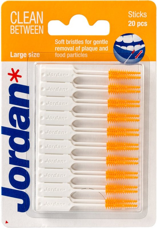 Jordan Dental Sticks Clean Between Large 20s | bol
