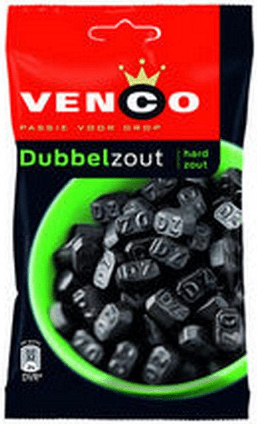 Venco - Drop Zoute Salmiaksmaak - Stazak - 1440 gram | bol