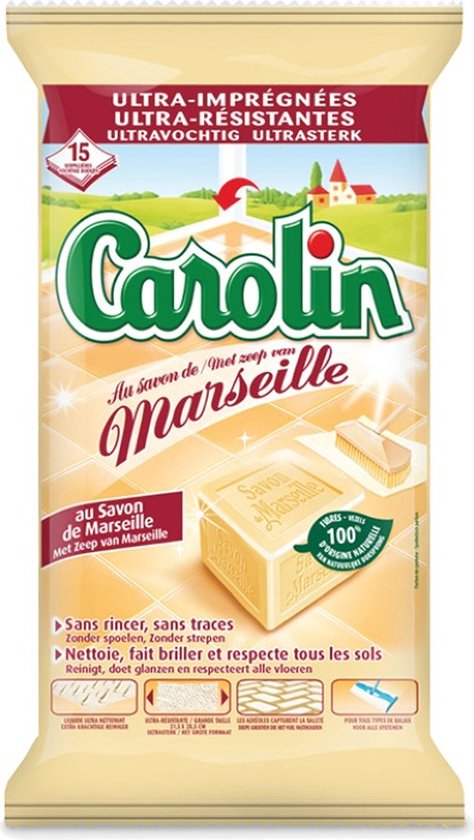 Carolin Doekjes Vloeren Marseille Zeep (10 x 15 stuks) | bol