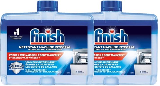 Finish Integrale Machinereiniger Regular - Vaatwasser - Duopack 2x250 ml | bol