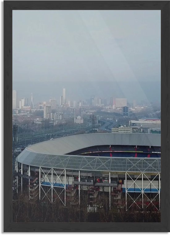 Poster Stadion Feijenoord De Kuip 01 Rechthoek Verticaal Met Lijst L ...
