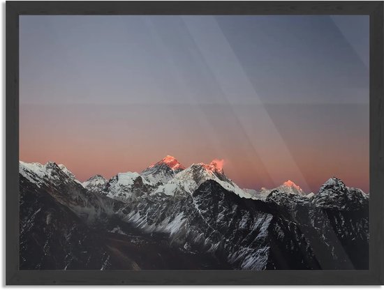 Poster Het Witte gebergte Rechthoek Horizontaal Met Lijst L (50 X 40 CM ...