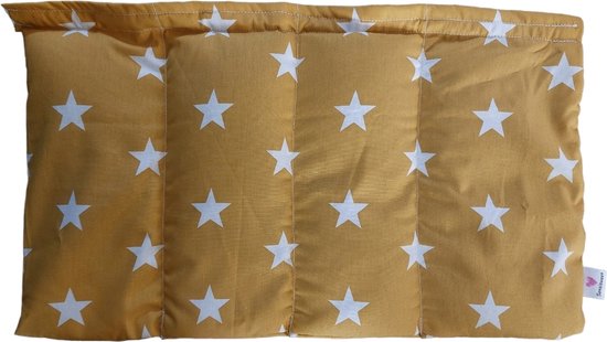 verzwaringskussen - verzwaardekussen - schootkussen oker geel ster | bol