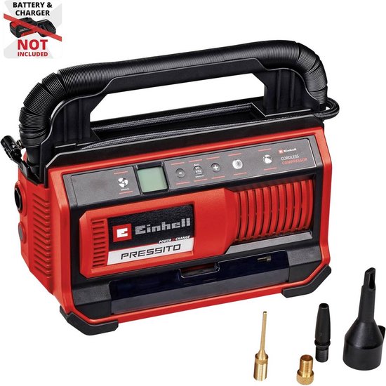 Einhell Accu Compressor PRESSITO 18/25 Li Solo - Power X-Change - 18 V ...