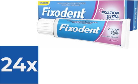 Fixodent Kleefpasta Original 47 gr - Voordeelverpakking 24 stuks | bol